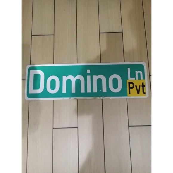 Authentic Original Vintage Style | Wall Decor | Authentic Metal Domino ...